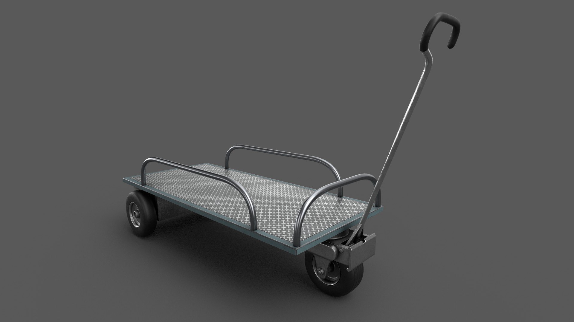 3D Realtime Wheel Trolley Model - TurboSquid 1597596