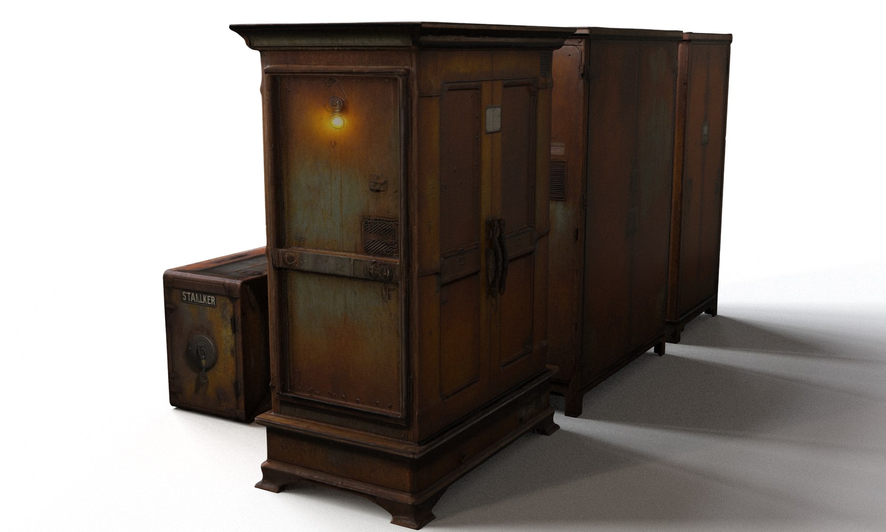 3D Model Factory Wardrobes And Safes - TurboSquid 2334192