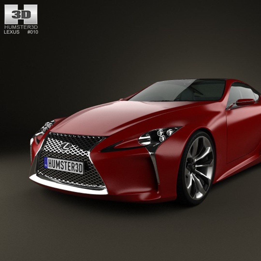 3d model lexus lf-lc lf