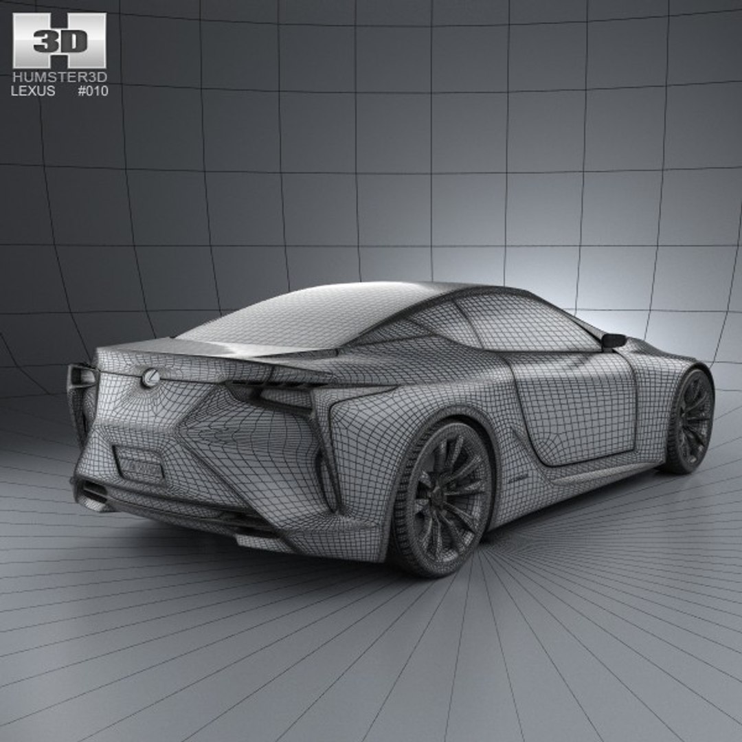 3d model lexus lf-lc lf