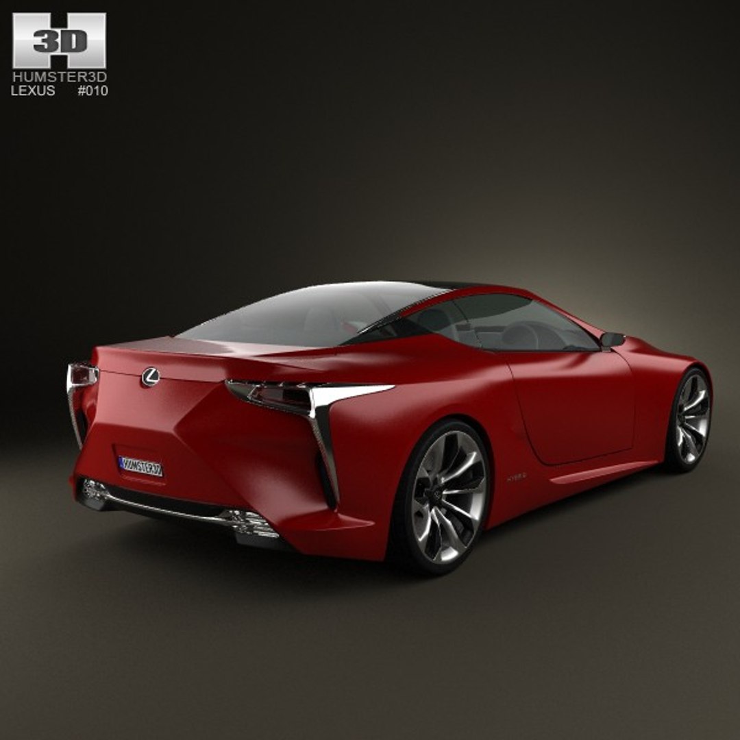 3d model lexus lf-lc lf