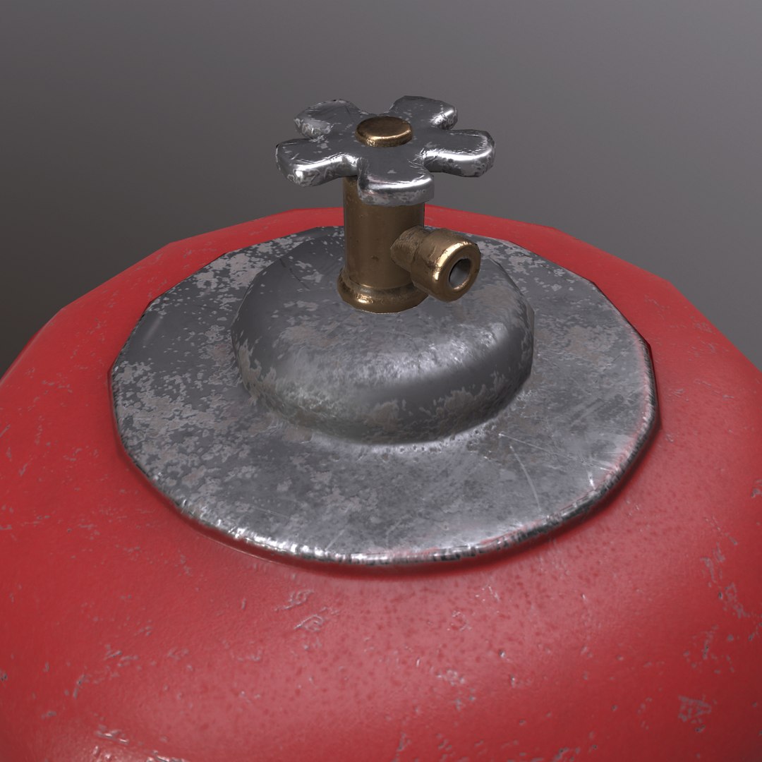 3D Model Gas Cylinder - TurboSquid 1362543