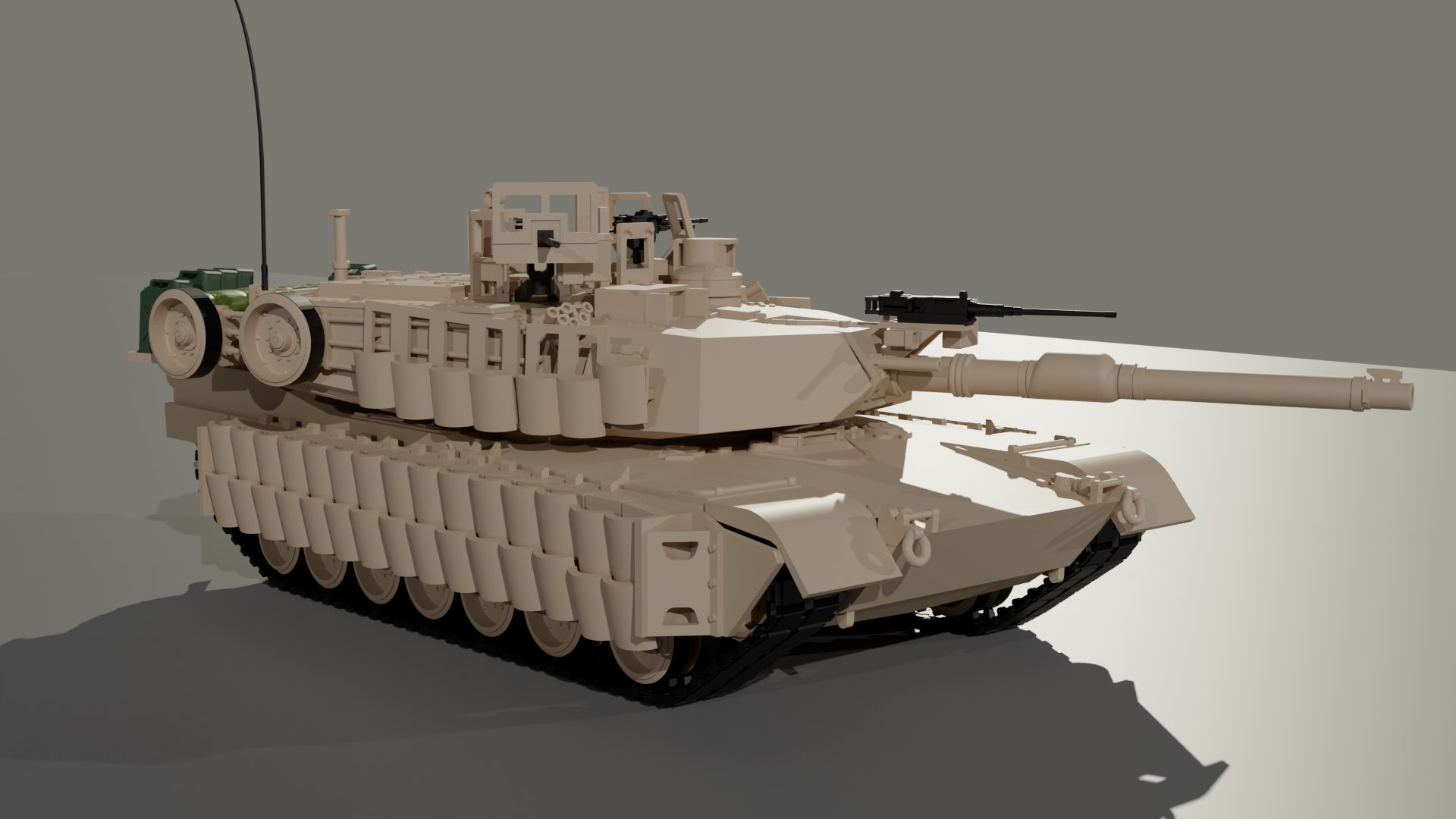 MBT M1A2 ABRAMS TUSK 2 3D model - TurboSquid 2046480