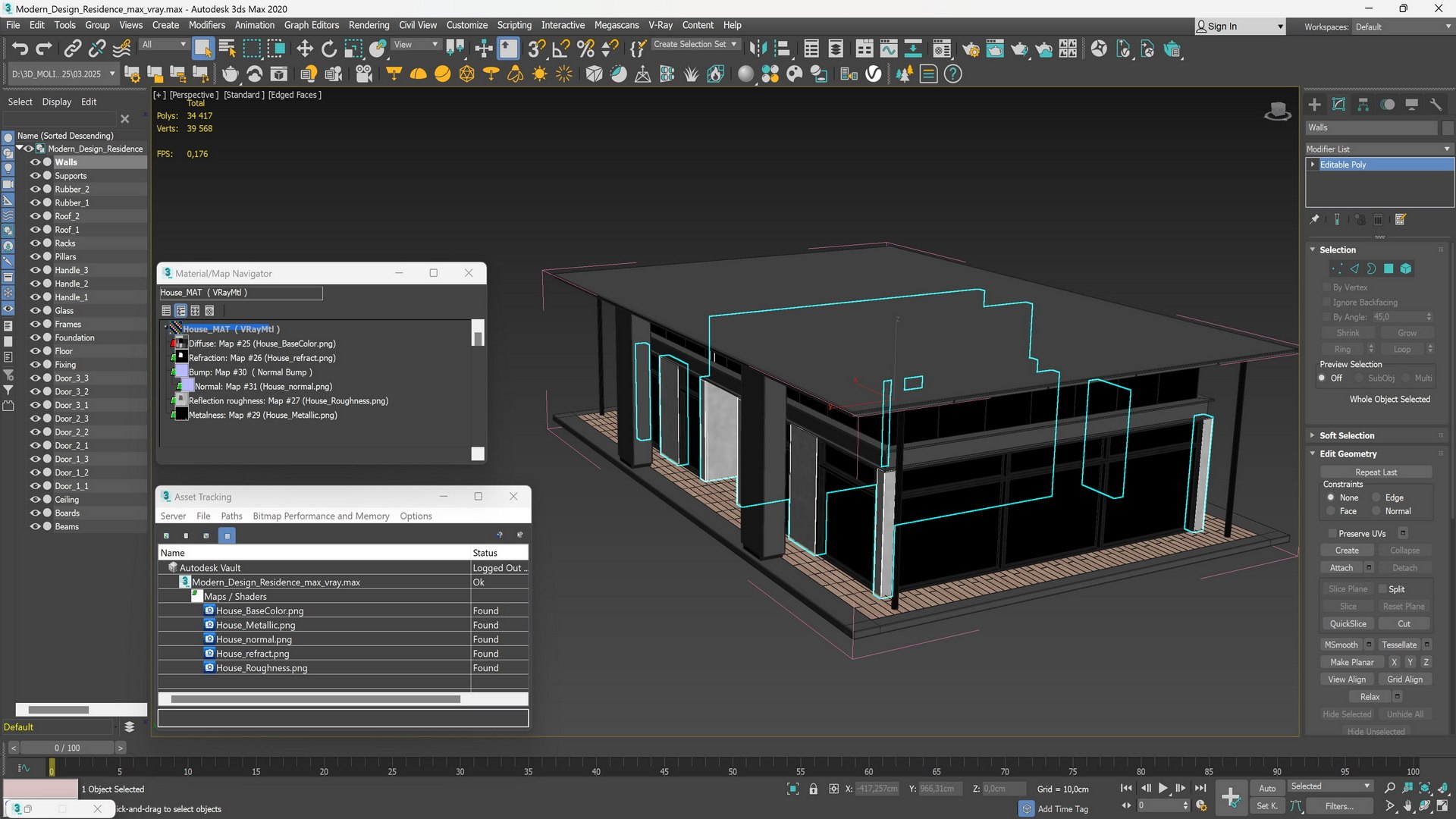 3D Modern Design Residence - TurboSquid 2386198