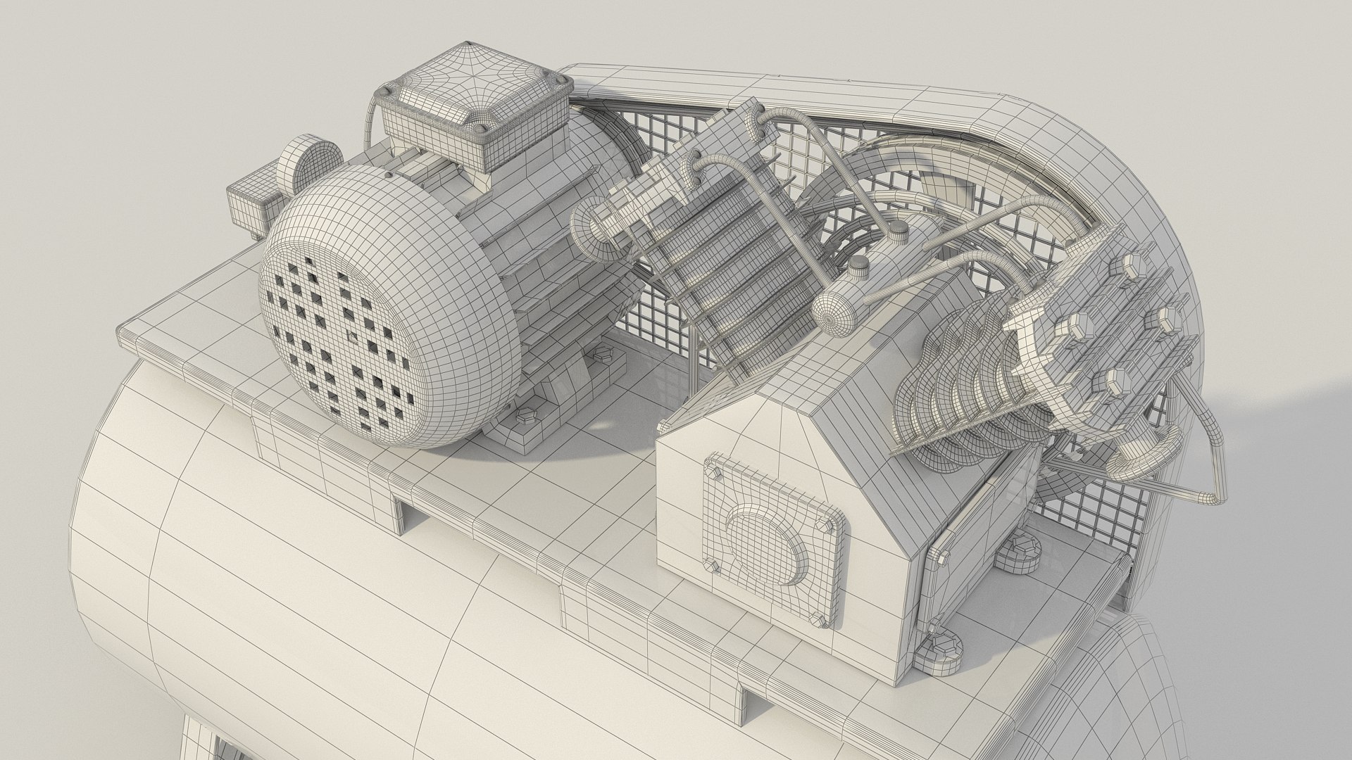 Compressor 3D Model - TurboSquid 2215606