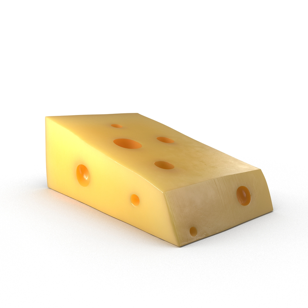 3d Model Cheese Wedge 3