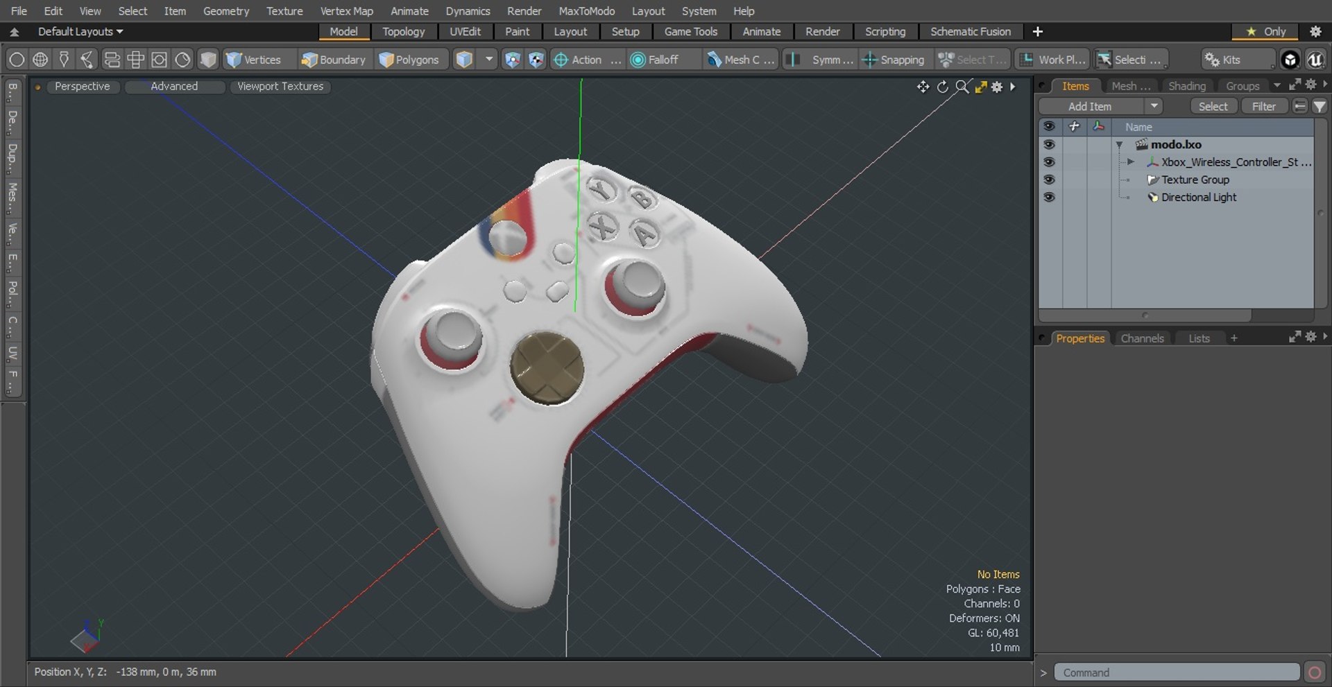 3D Xbox Wireless Controller Starfield Limited Edition - TurboSquid 2131571