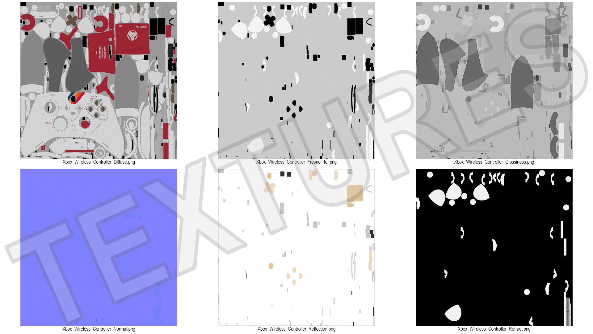 3D Xbox Wireless Controller Starfield Limited Edition - TurboSquid 2131571
