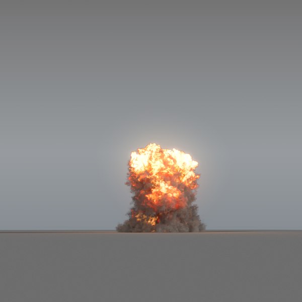 3D explosion - vdb model - TurboSquid 1490927