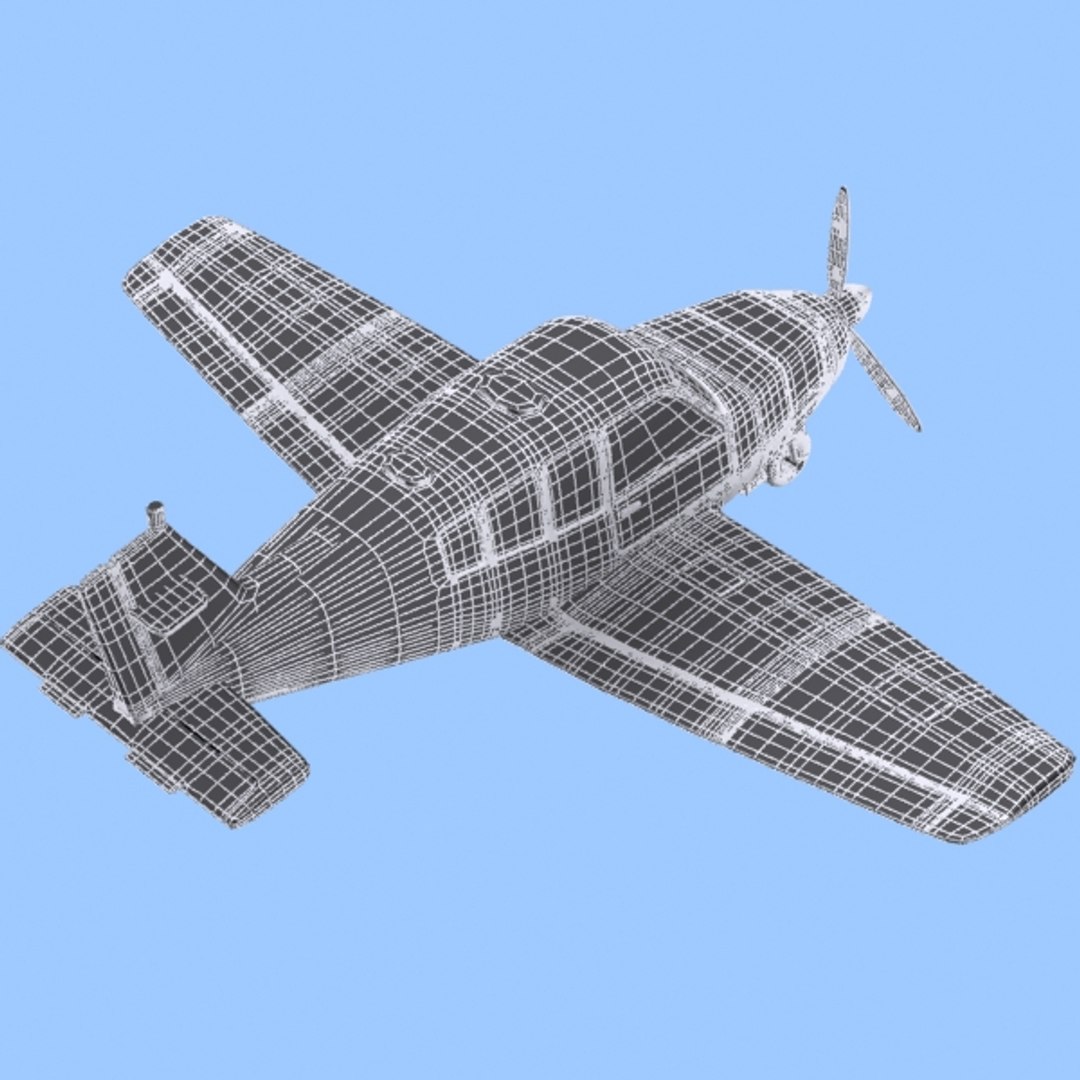 3d Cartoon Trainer Aircraft