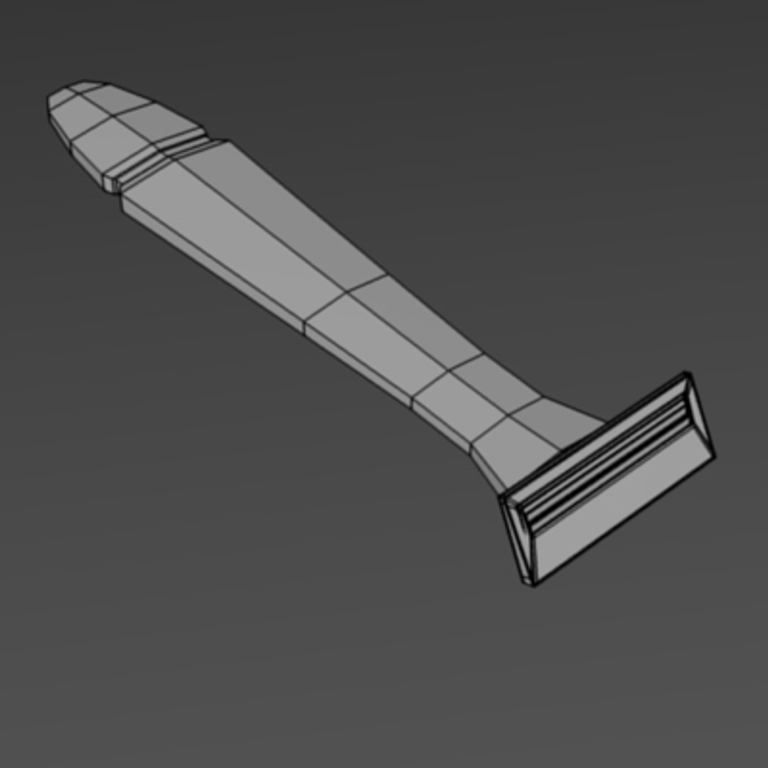 3d Model Razor Blade