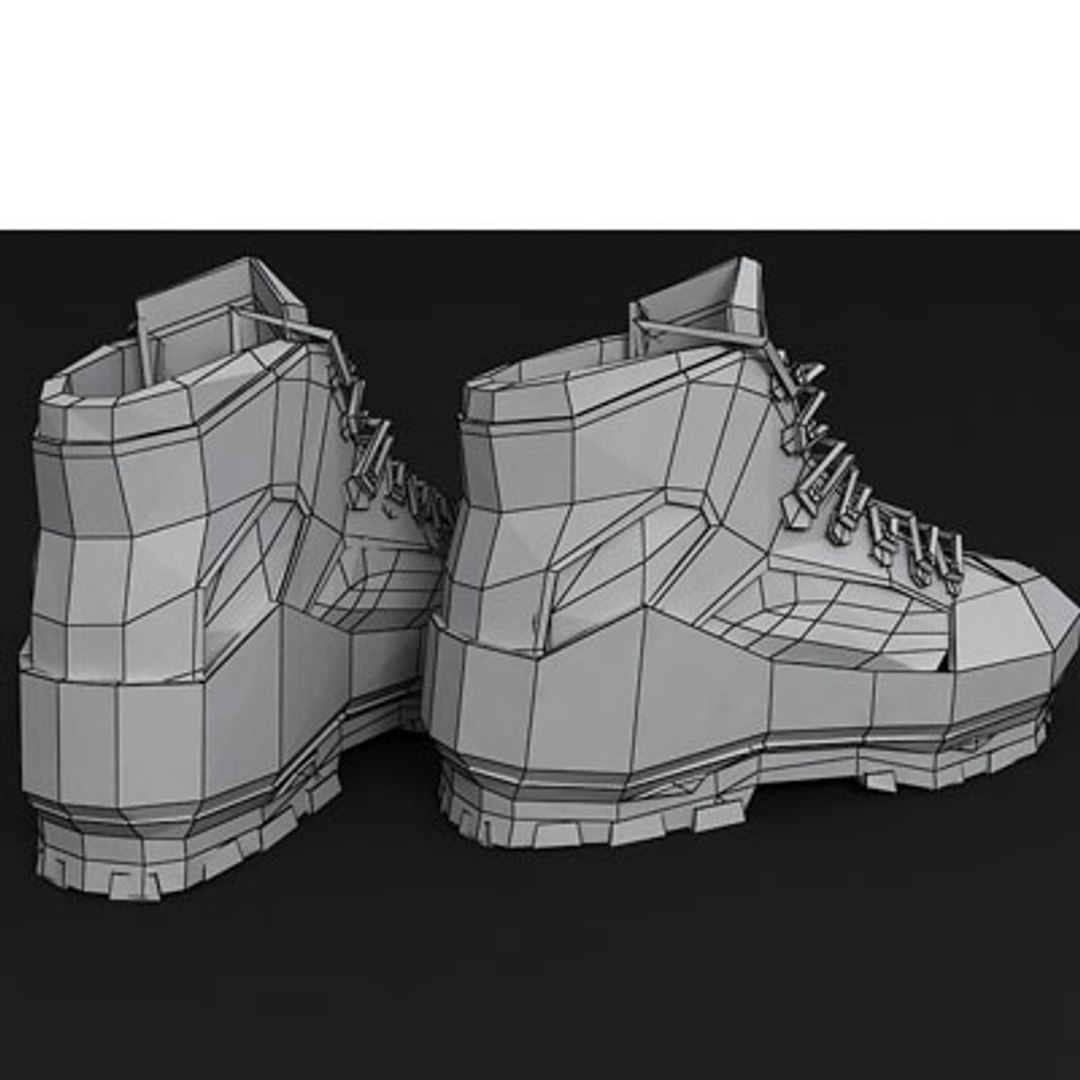3d athletic shoes model