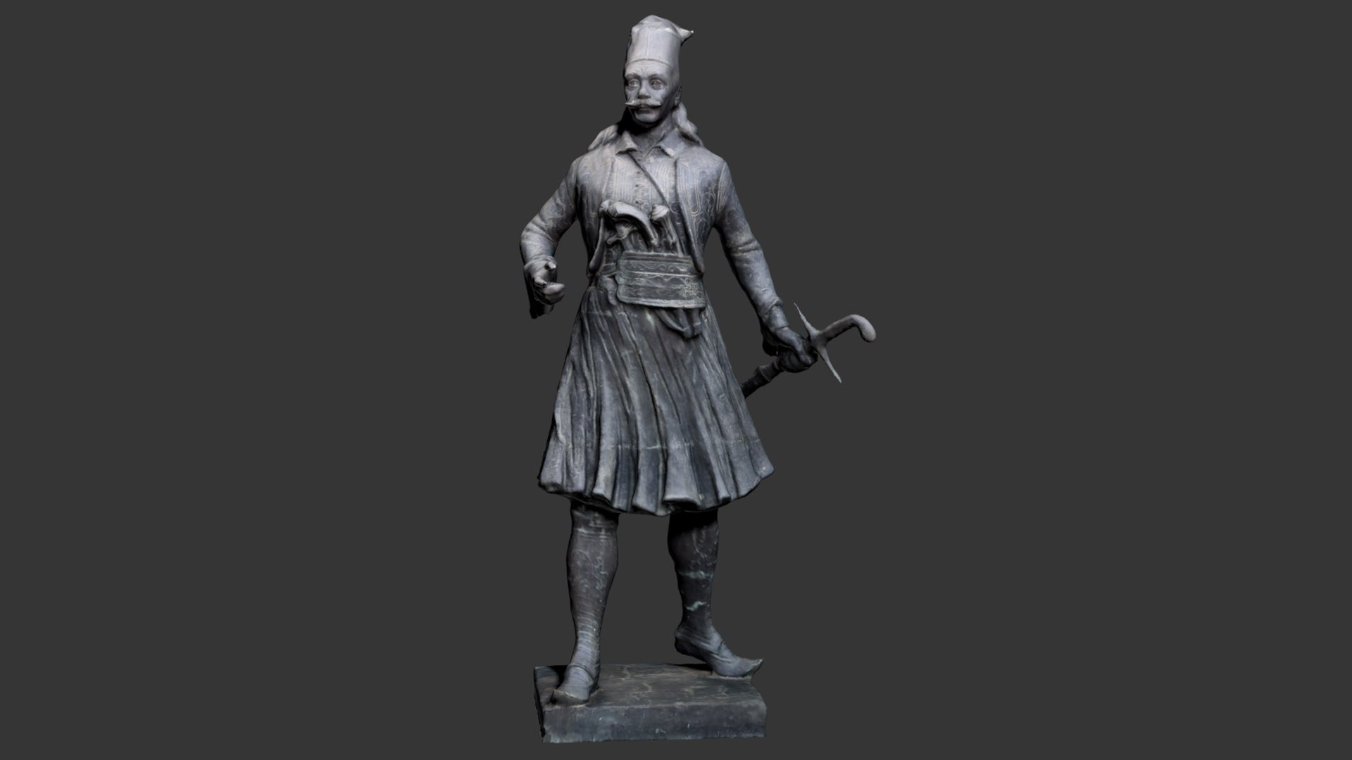 George Karaiskakis Statue 3D Model 3D Model - TurboSquid 2153258