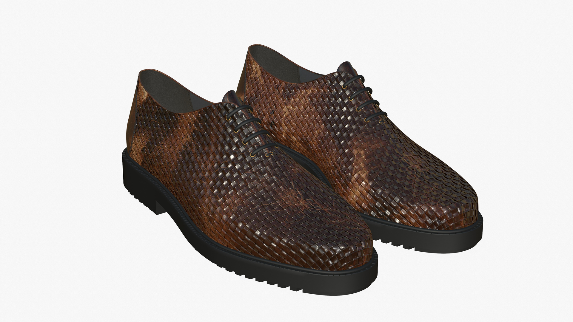 Realistic Leather Lace Up Shoes New Design 3D - TurboSquid 1942944