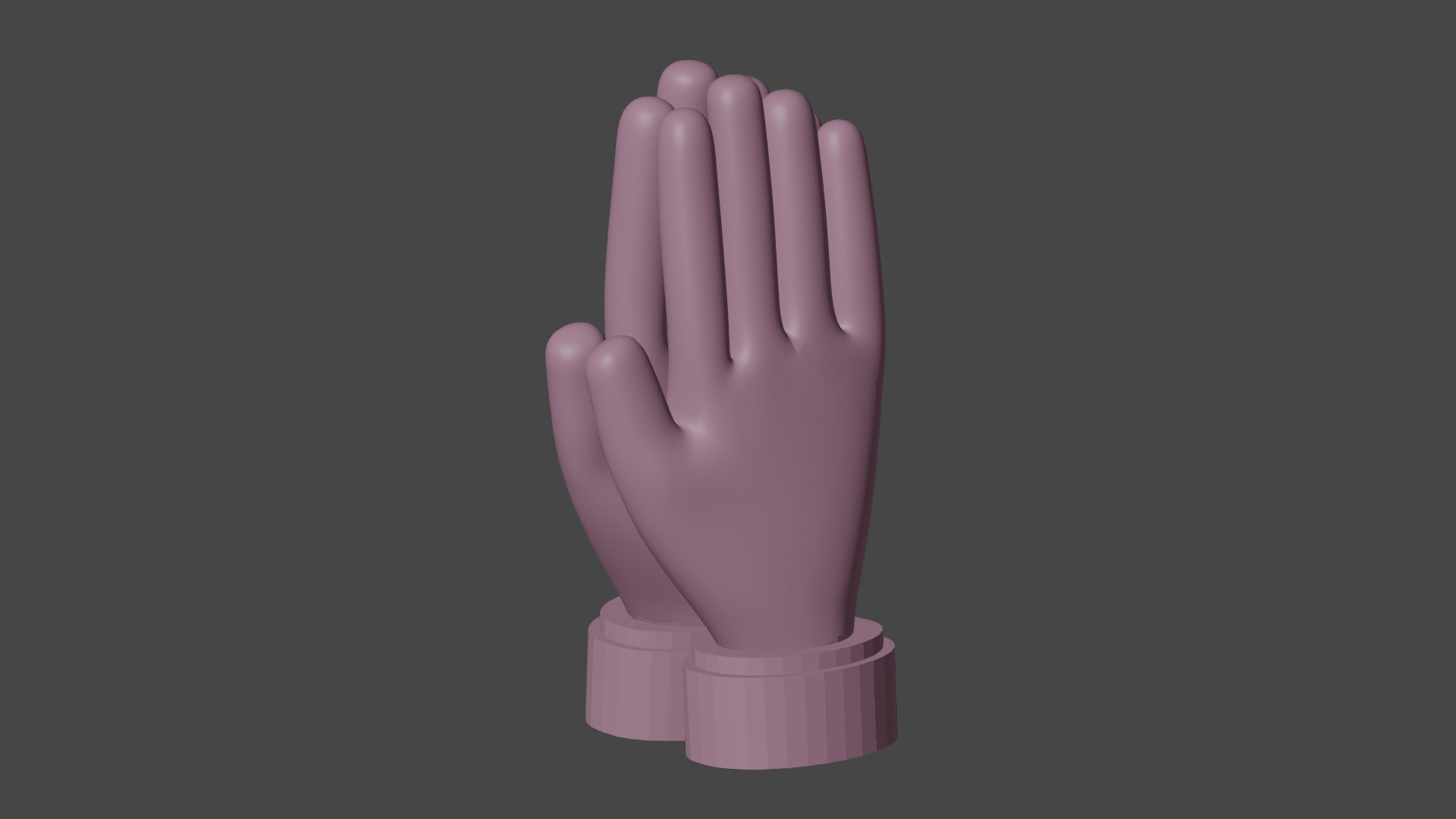 3D Folded Hand Emoji Model - TurboSquid 2060070