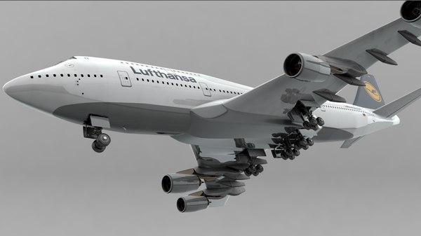 Boeing 747 lufthansa l802 3D model - TurboSquid 1599376