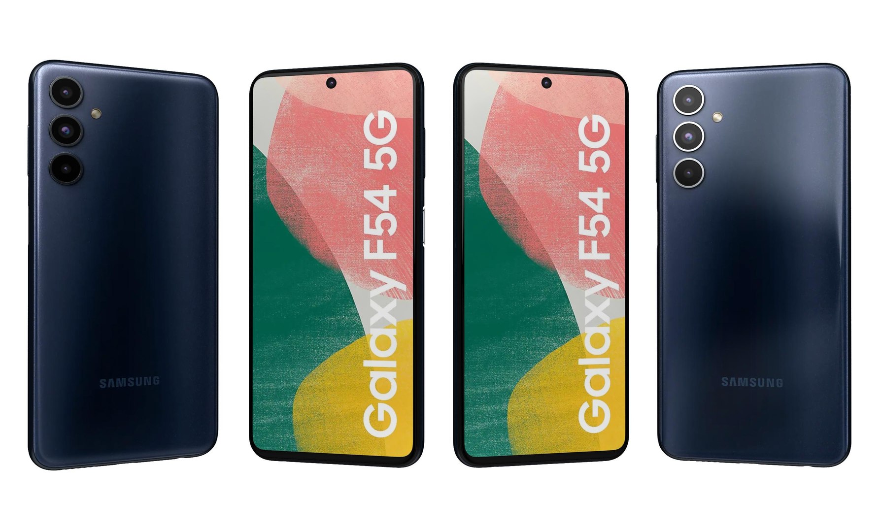 Samsung Galaxy F54 Blue And White 3D Model - TurboSquid 2082365