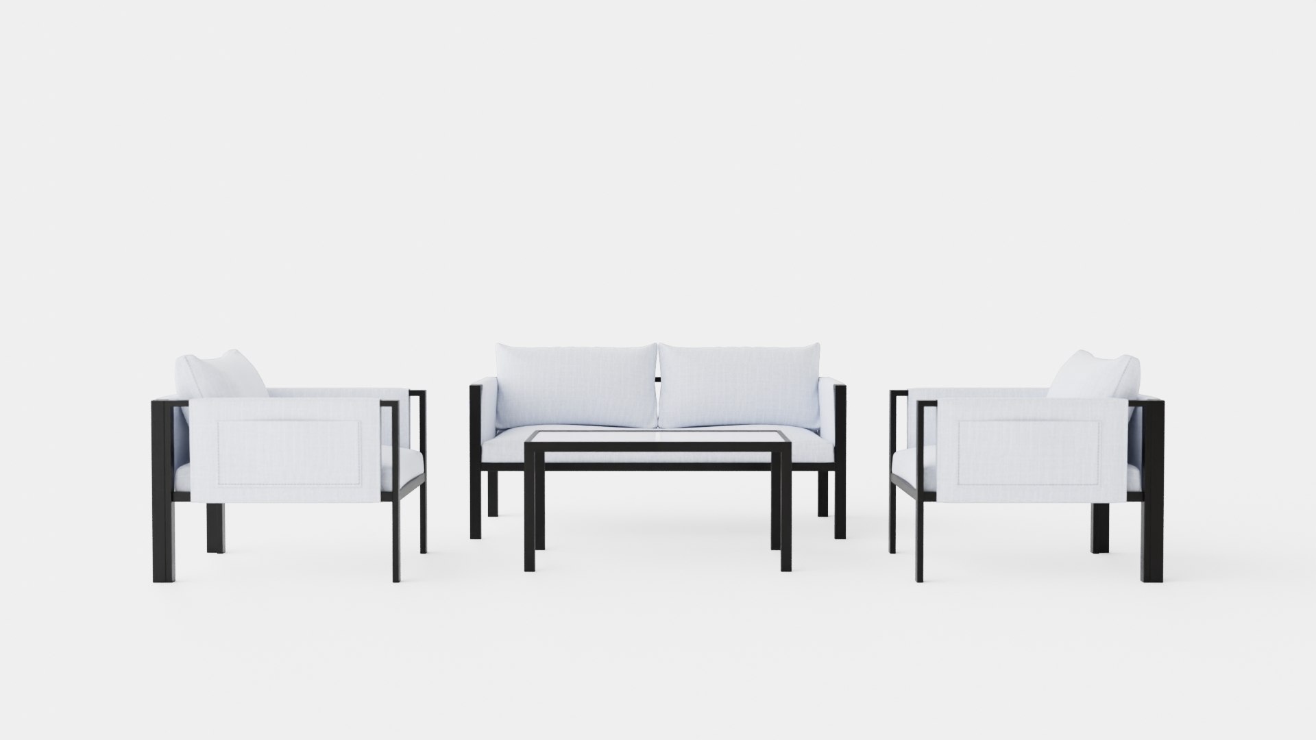 3D Model Florens Lounge Set - TurboSquid 2256072