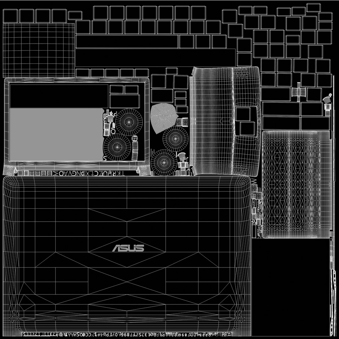 3D Asus Laptop - TurboSquid 2255292