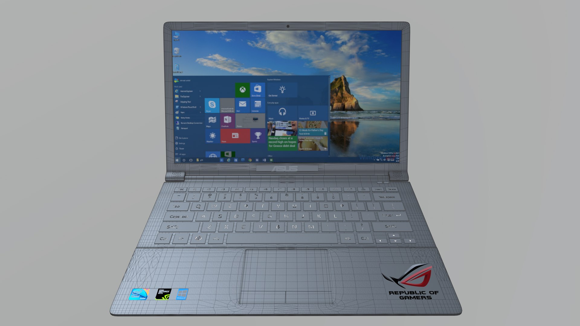 3D Asus Laptop - TurboSquid 2255292