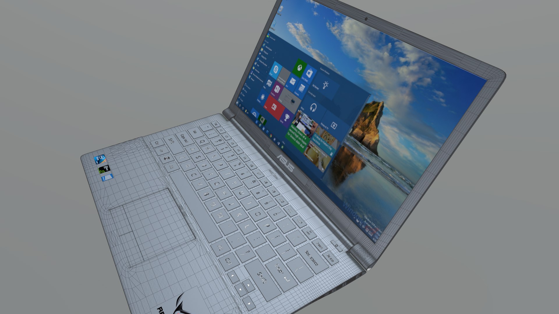 3D Asus Laptop - TurboSquid 2255292