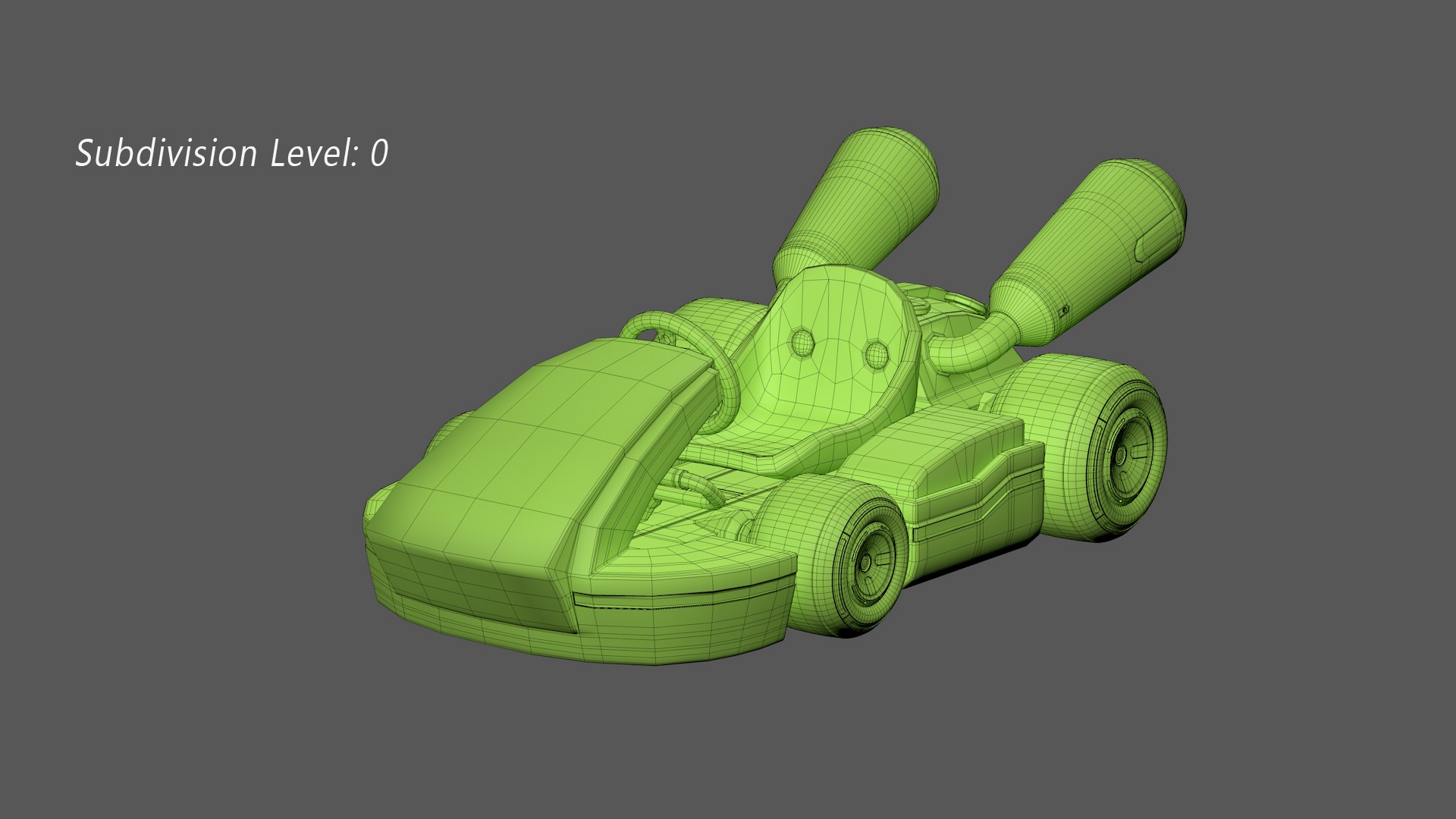 Kart Iggy - Mario 3D Model - TurboSquid 1655976