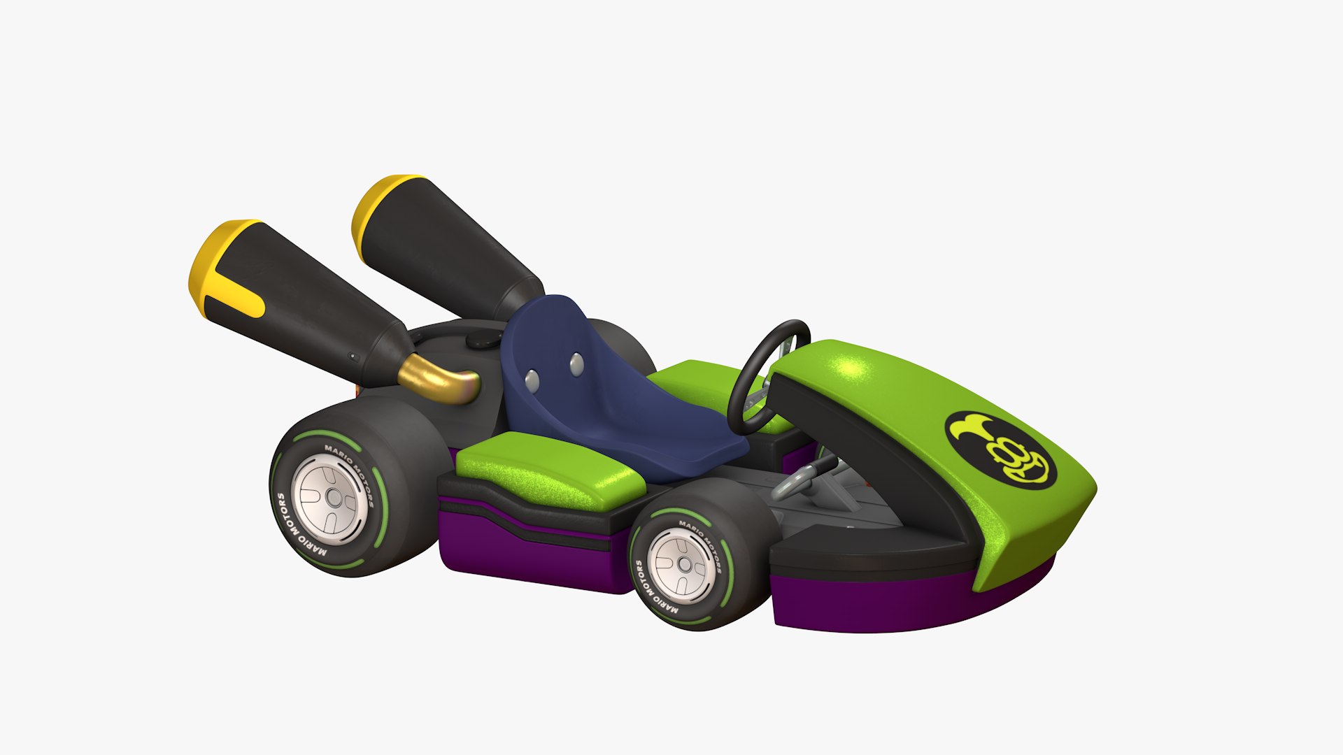 Kart Iggy - Mario 3D Model - TurboSquid 1655976