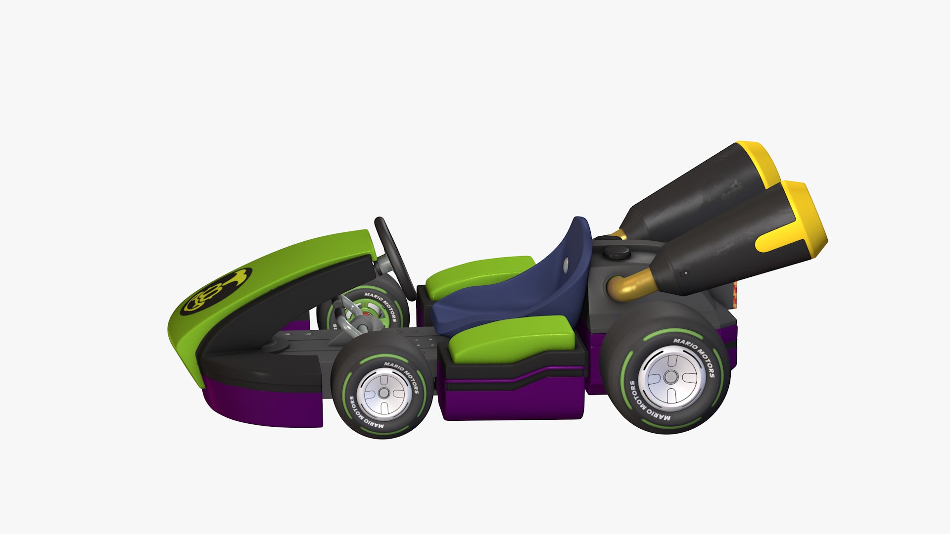 Kart Iggy - Mario 3D Model - TurboSquid 1655976