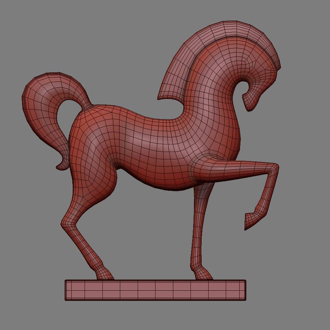 3D Horses Sculptures Set 02 - TurboSquid 1772868