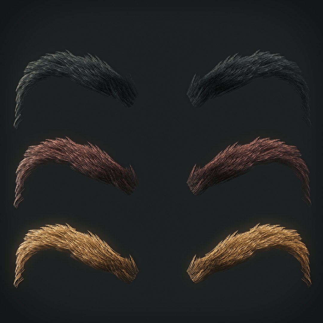 Eyebrows 11 Model - TurboSquid 1491766