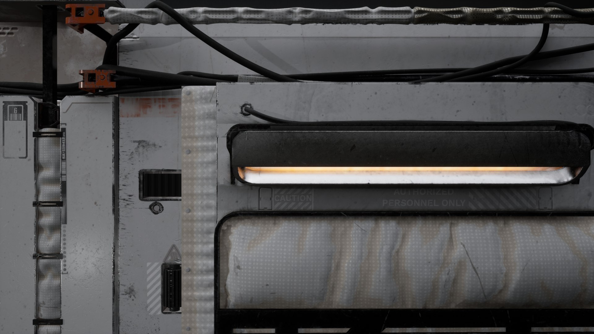 3D Steel Sentinel Scifi Door model - TurboSquid 2098000