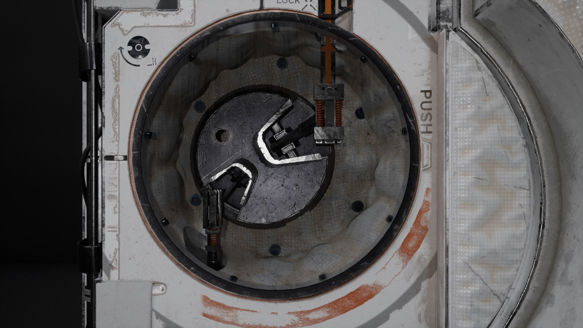 3D Steel Sentinel Scifi Door model - TurboSquid 2098000