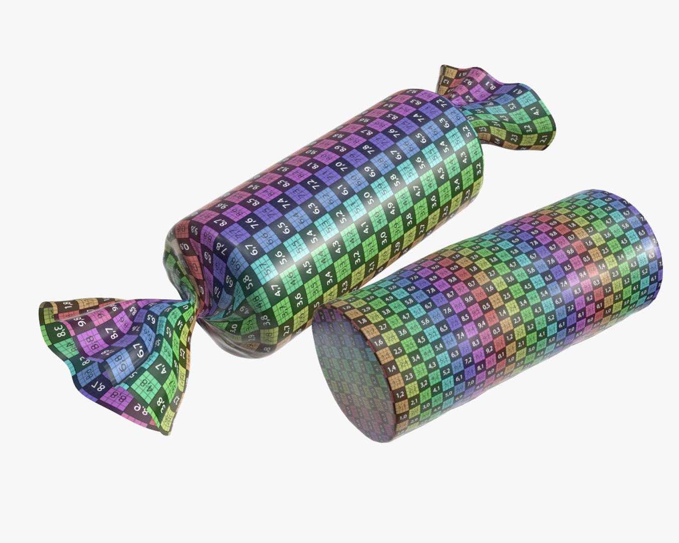 3D Model Candy Wrap Mock - TurboSquid 1433033