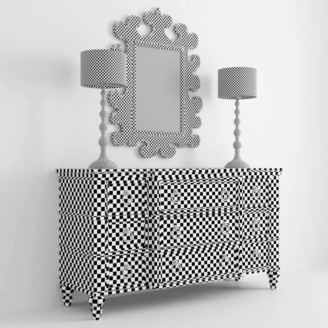 Dresser Lexington 3D Model - TurboSquid 1219534