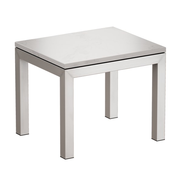Coffee table stainless steel 3D model - TurboSquid 1609642