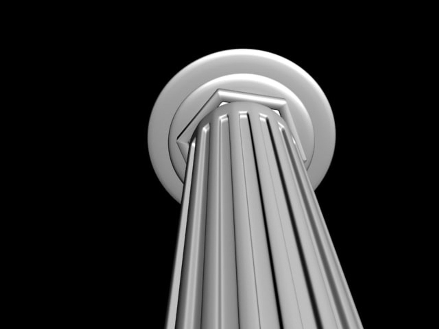 Roman Column 3d Model