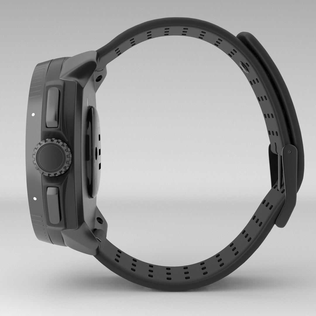 3D Model Sports Watches Suunto Race Stainless Steel - TurboSquid 2155807