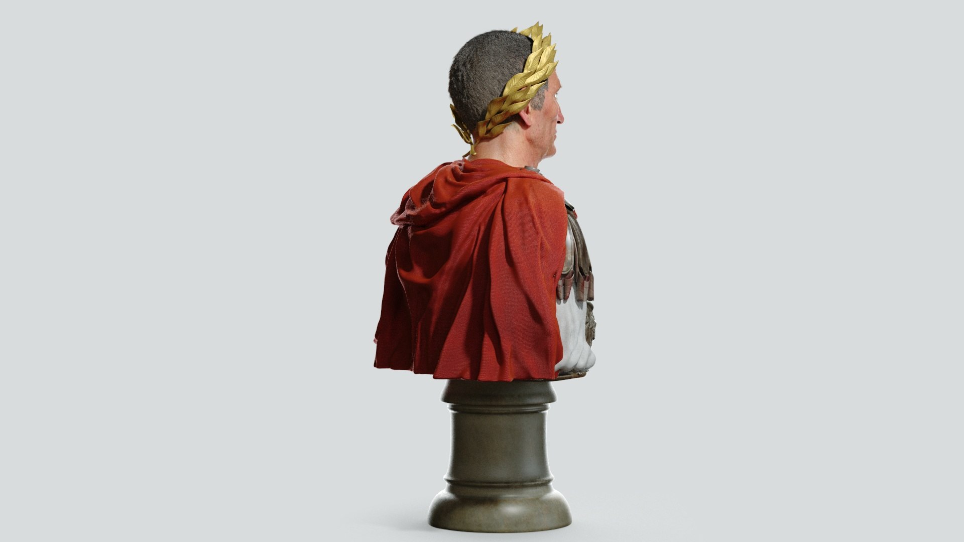3D Model Julius Caesar Bust - TurboSquid 2397669