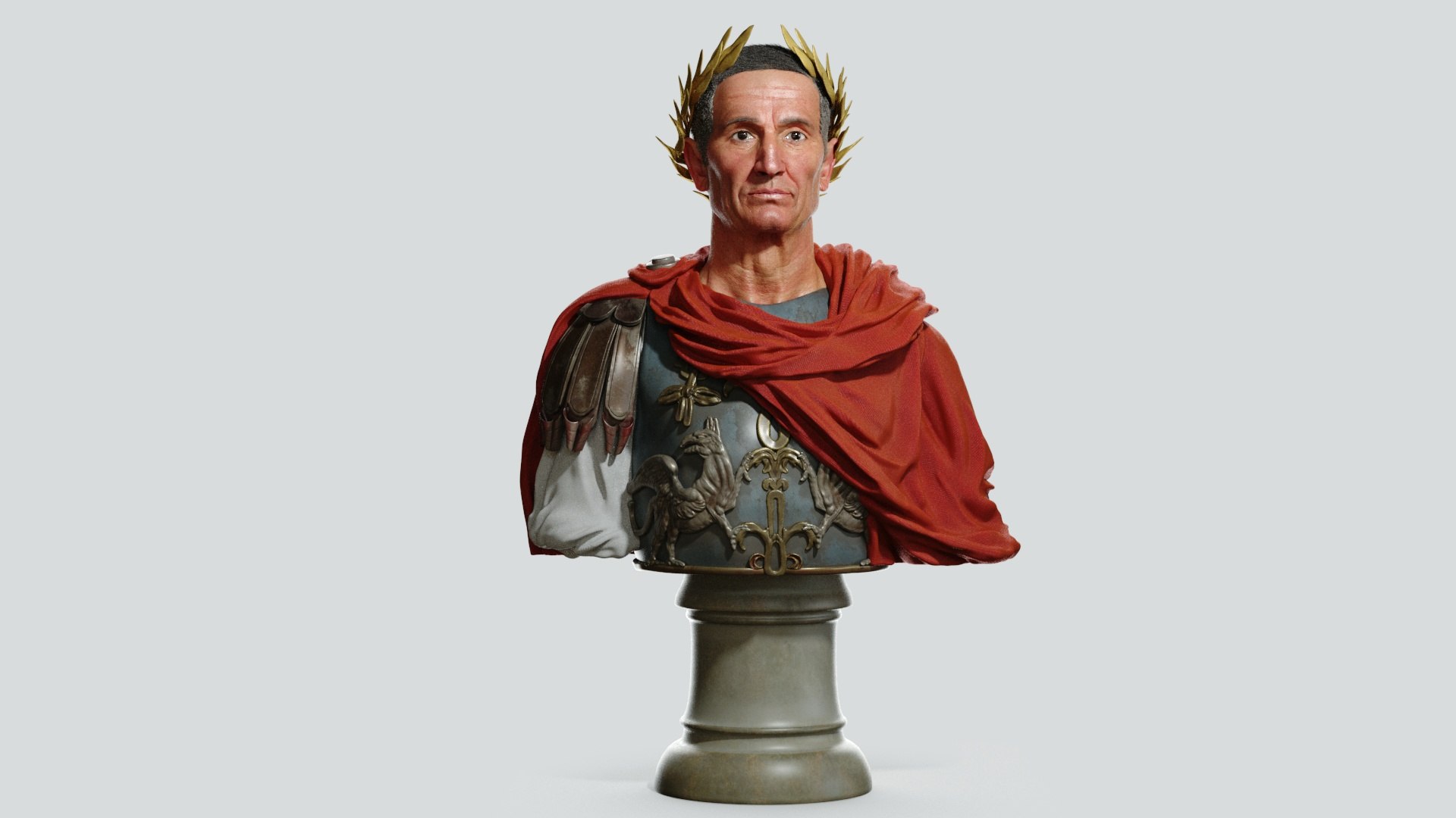 3D Model Julius Caesar Bust - TurboSquid 2397669