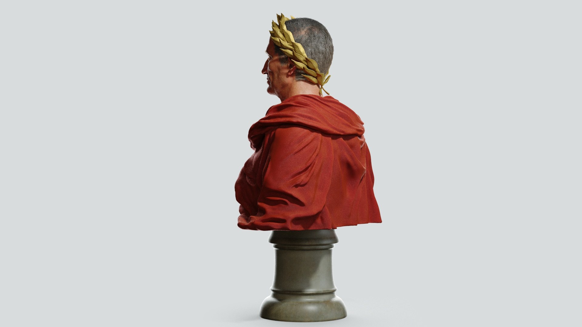 3D Model Julius Caesar Bust - TurboSquid 2397669