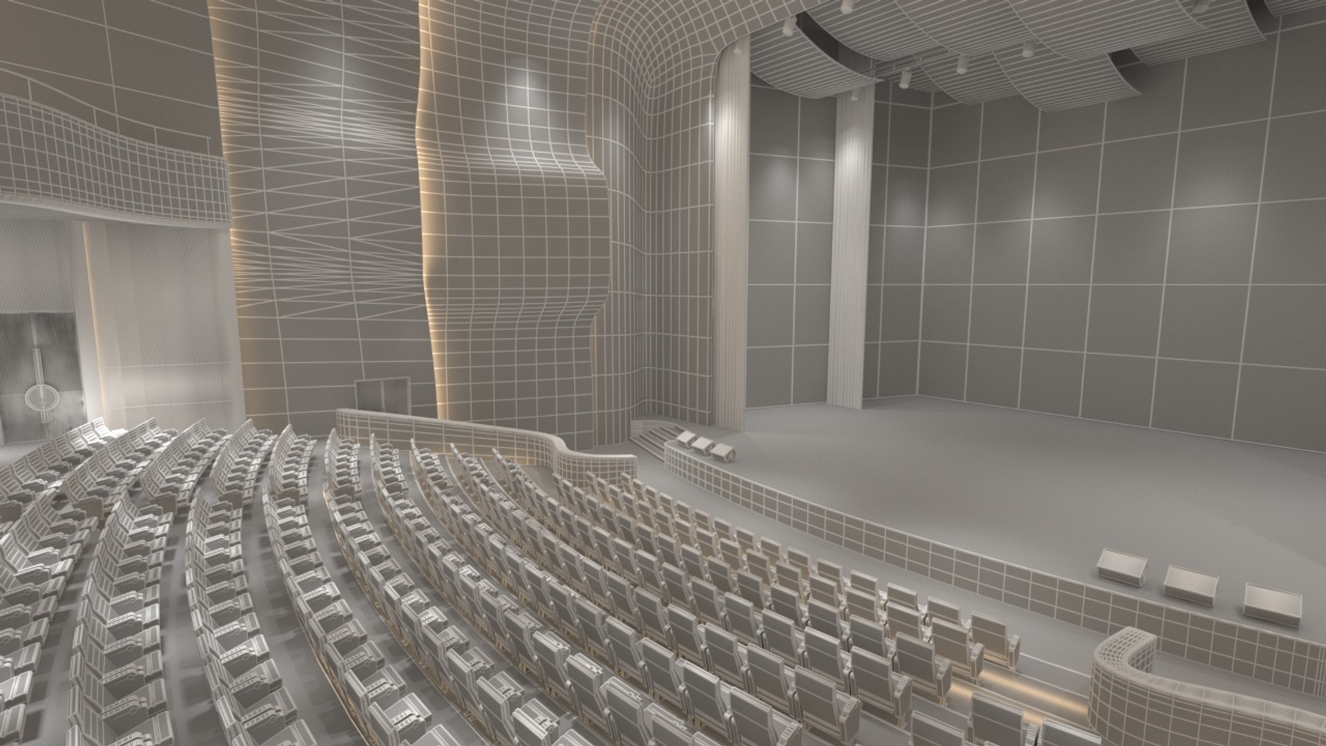 Concert Hall 1 3D Model - TurboSquid 2138429