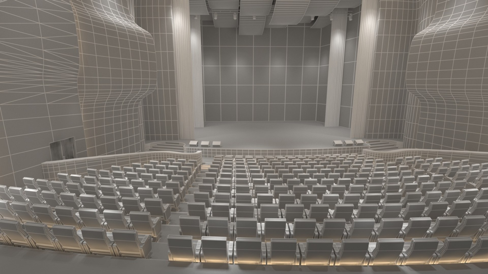 Concert Hall 1 3D Model - TurboSquid 2138429