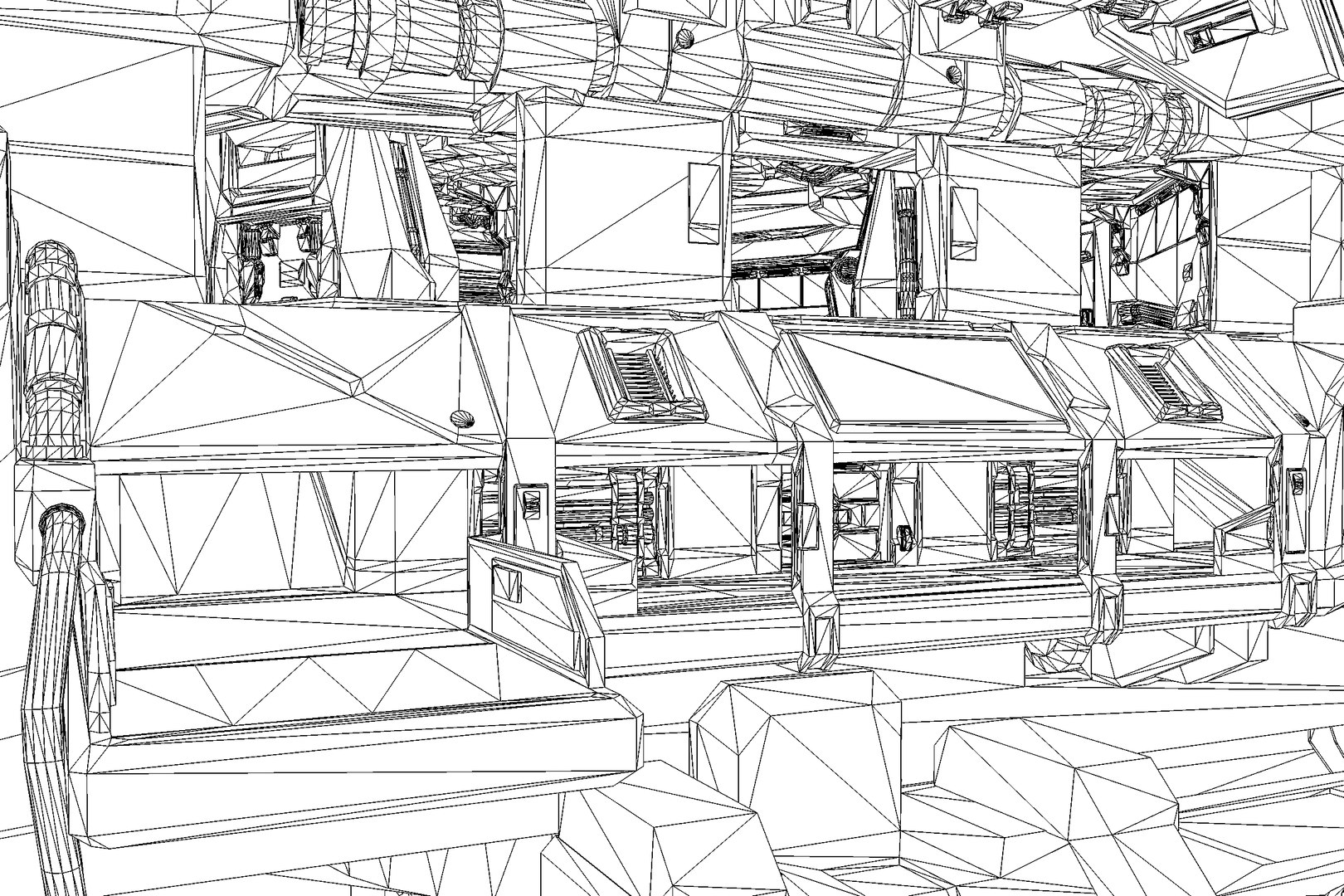 Futuristic Aircraft Base - Low Poly 3D model - TurboSquid 2030167