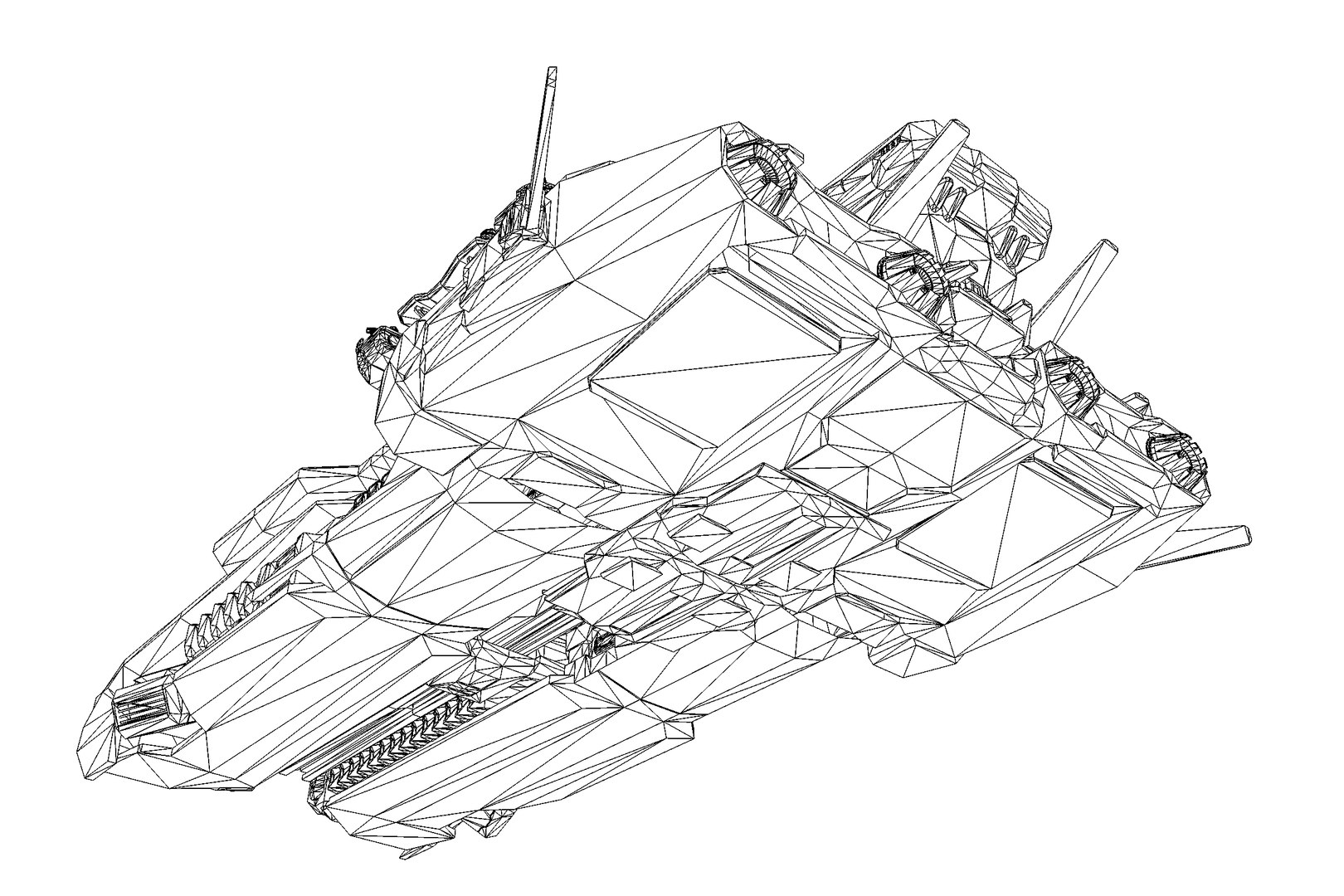 Futuristic Aircraft Base - Low Poly 3D model - TurboSquid 2030167
