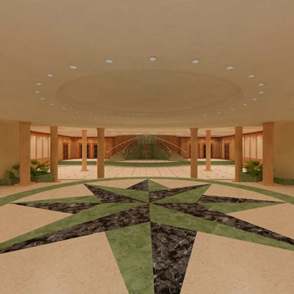 3d model hall