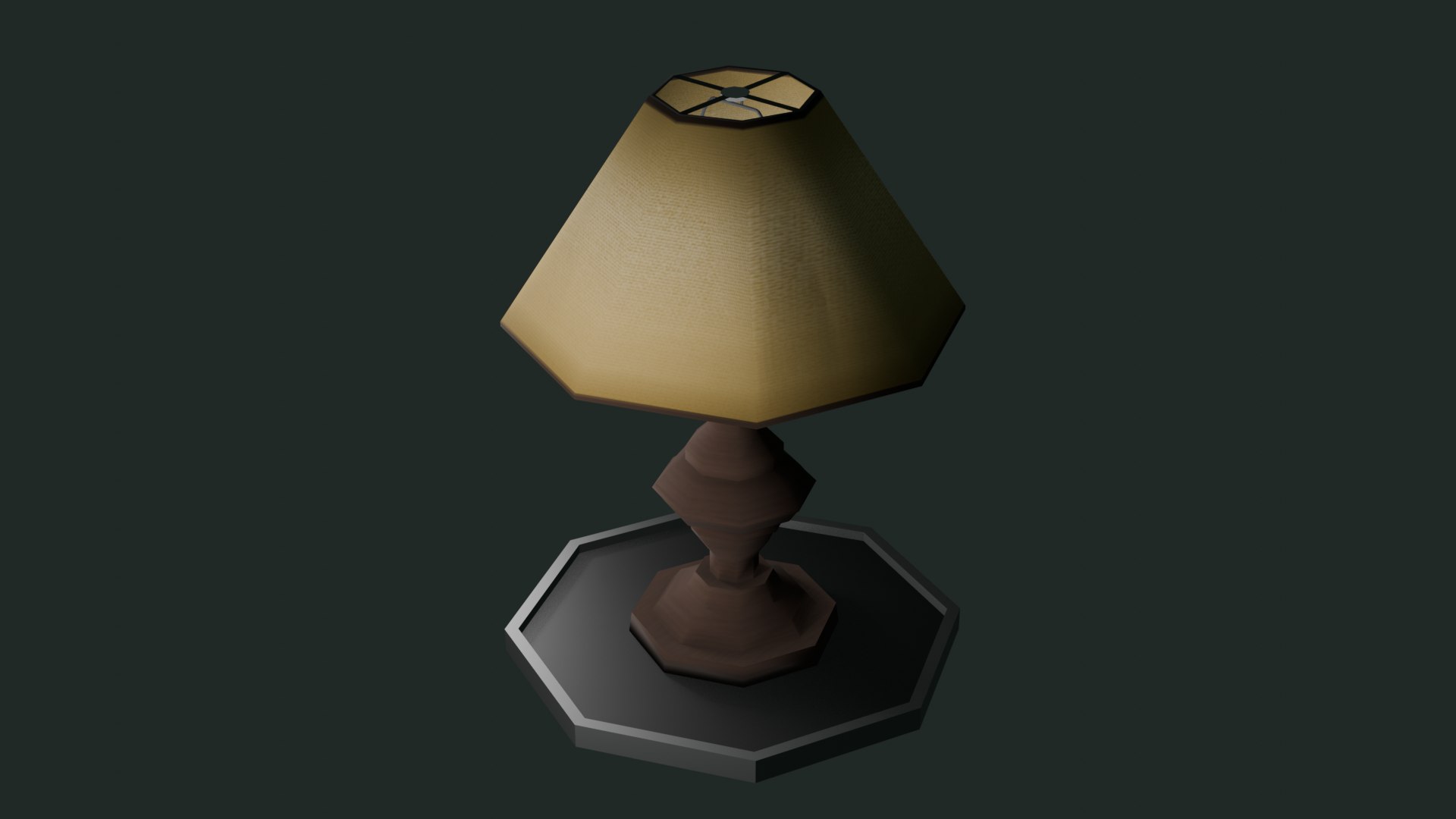 LowPoly Lamp Shade 3D Model - TurboSquid 2414652