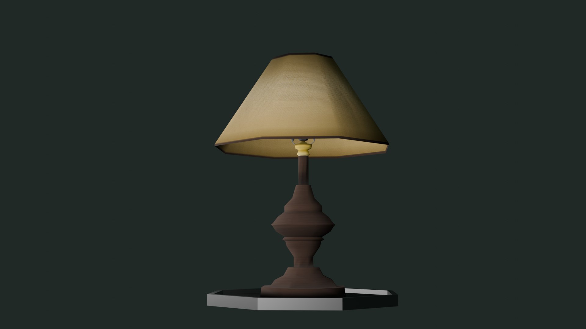 LowPoly Lamp Shade 3D Model - TurboSquid 2414652