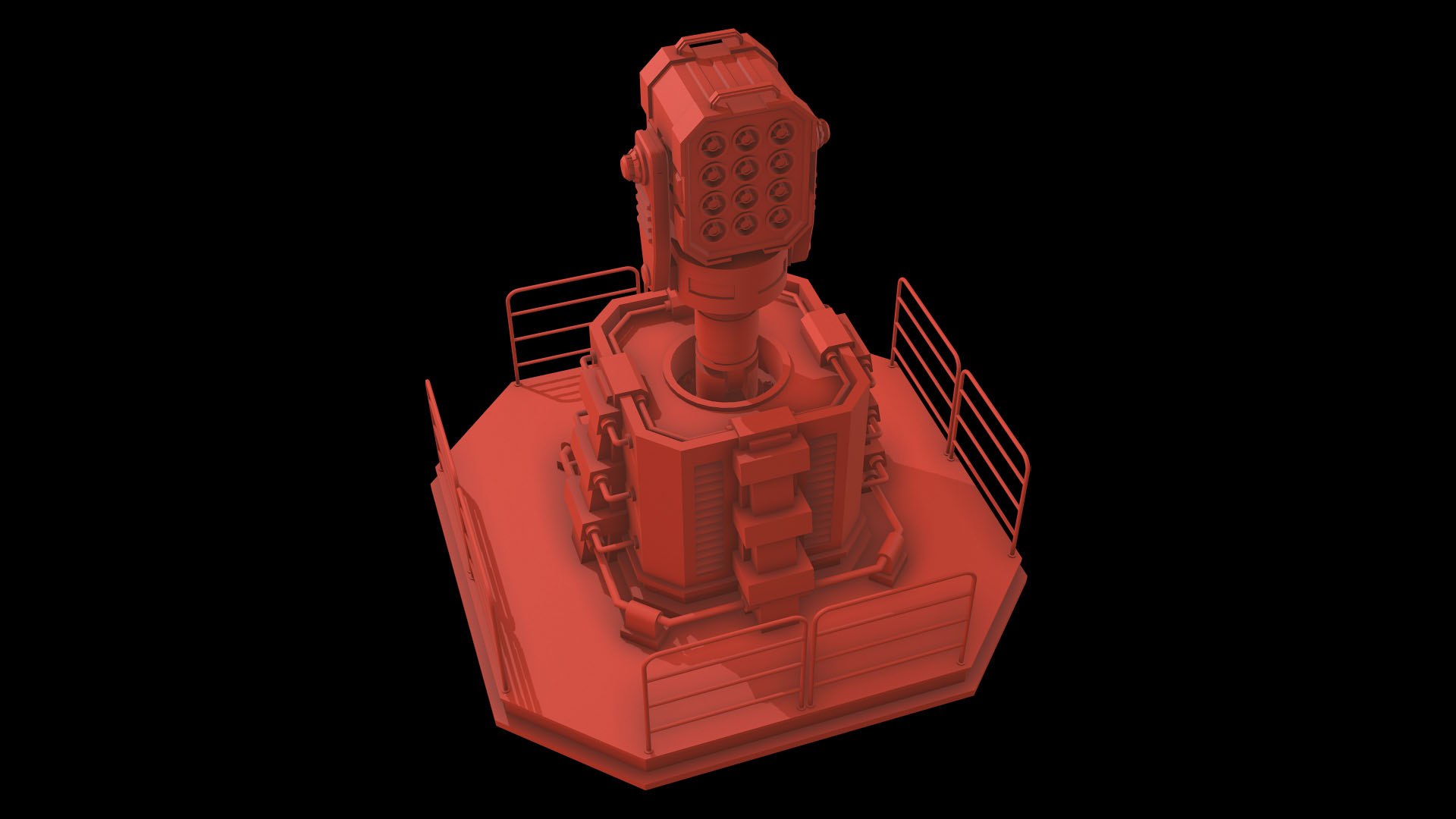 Rusty Turret-1-V1 3D Model - TurboSquid 2300228
