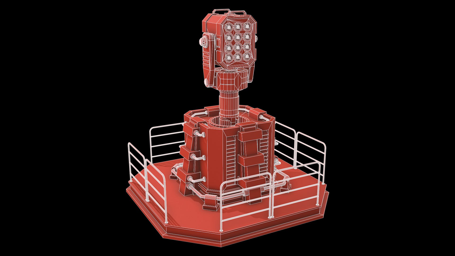 Rusty Turret-1-V1 3D Model - TurboSquid 2300228