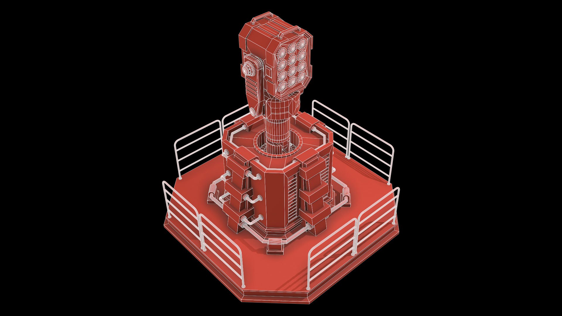 Rusty Turret-1-V1 3D Model - TurboSquid 2300228